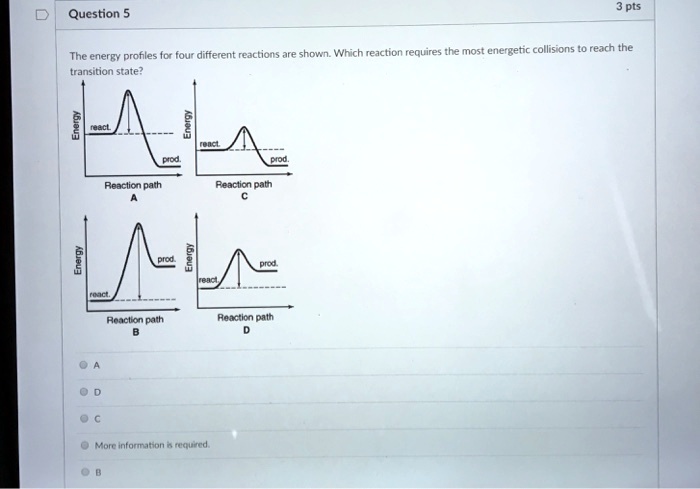 SOLVED: 3 pts Question different reactions are shovn Which reaction ... SOLVED: 3 pts Question different reactions are shovn Which reaction ...