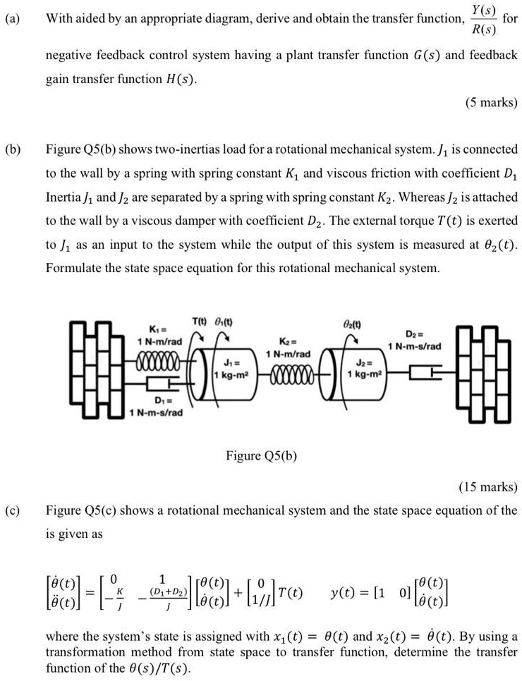 SOLVED: (a) With the aid of an appropriate diagram, derive and obtain ...