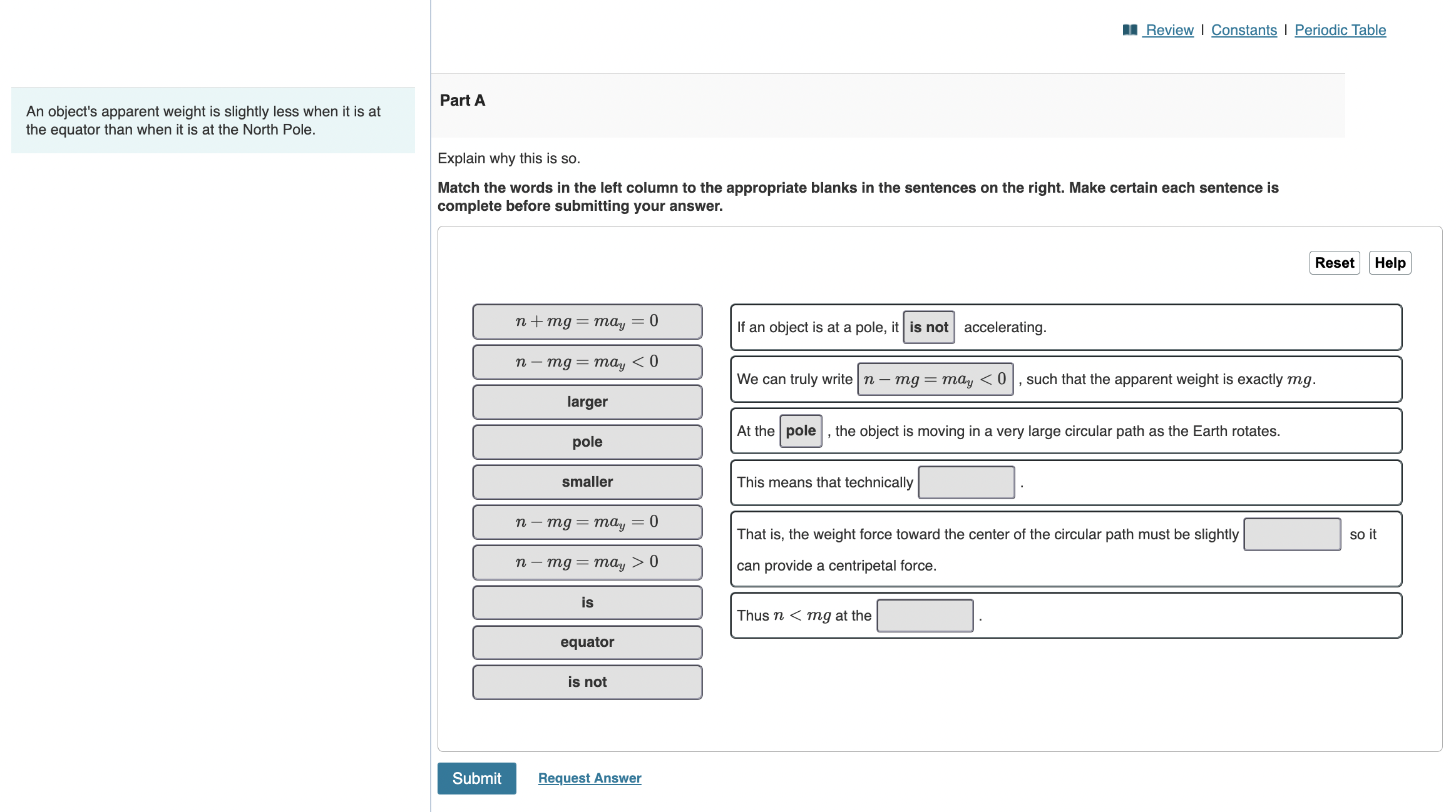 match the words in the left column to the appropriate blanks in the ...