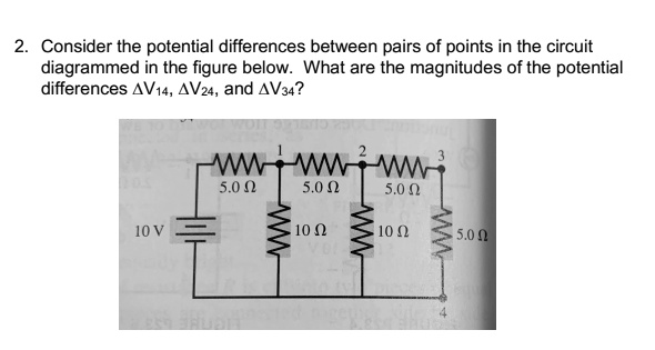 SOLVED: Consider the potential differences between pairs of points in ...