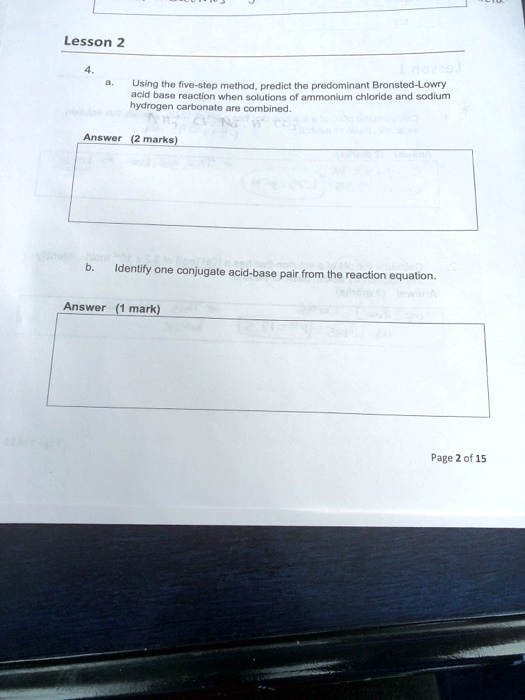 SOLVED: Using the five-step method, predict the predominant Bronsted ...