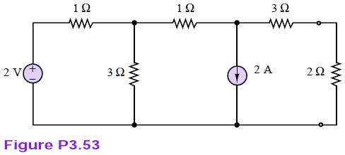 SOLVED: Find the Thevenin equivalent of the circuit to the left of the 2-ohm resistor in the ...