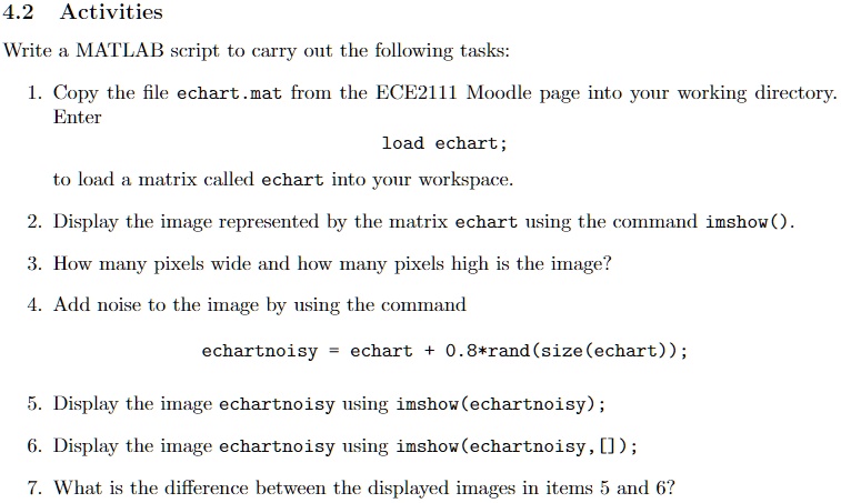 42 activities write a matlab script to carry out the following tasks copy the file echartmat ...