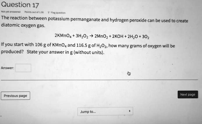 Solved Question 17 Rt Gulol 0 War Question The Reaction Between