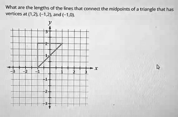 What are the lengths of the lines that connect the midpoints of a ...