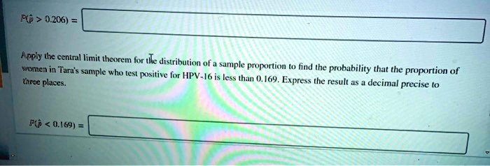 SOLVED: Fxf > 0.206) Apply lhe central limit theorem for dk ...