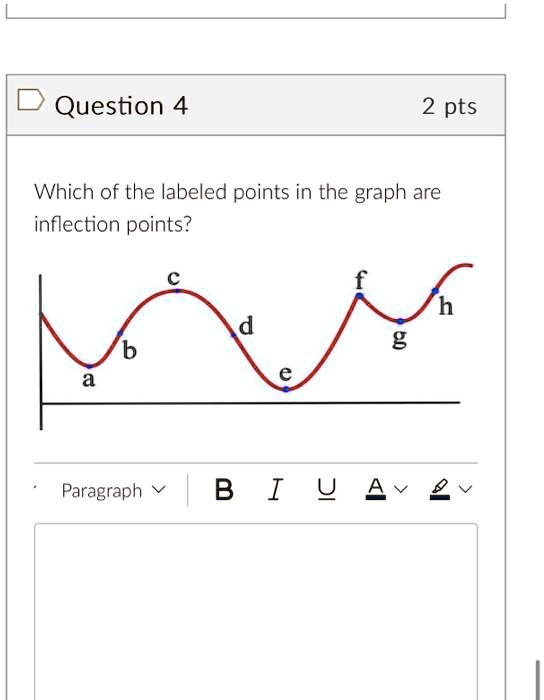 SOLVED: Question 4 2pts Which of the labeled points in the graph are ... SOLVED: Question 4 2pts Which of the labeled points in the graph are ...