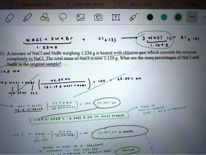 SOLVED:xpleriment 3- Chhem IA Lectur; alts stutt Feaber N aci 2 N 12 (9 ...