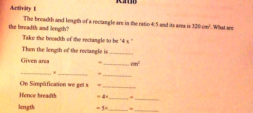 SOLVED: 'Please sent correct answer Talio Activity 1 The breadth and ...