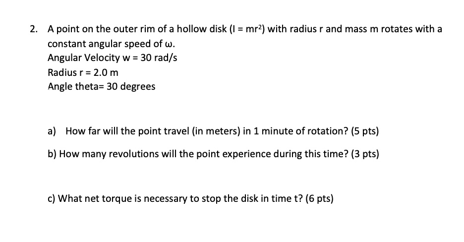 SOLVED: Please answer all parts of question and show all work! point on ...