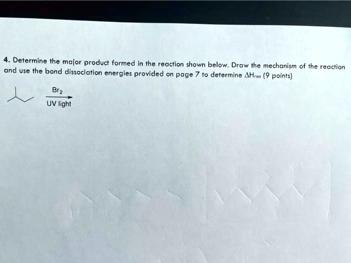 SOLVED: Determine the major product formed in the reaction shown below: Draw the mechanism of ...