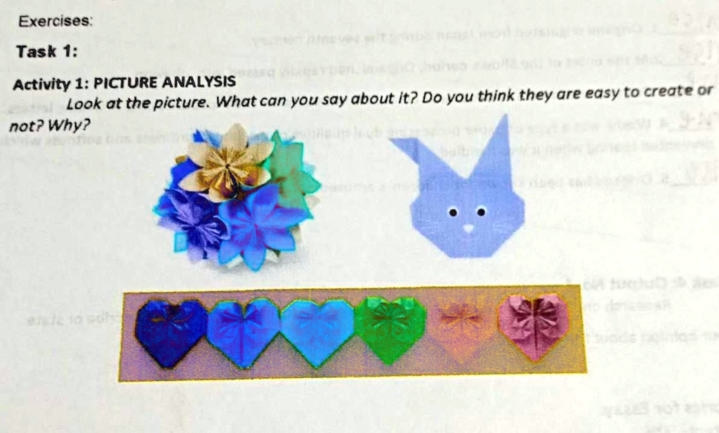 Exercises: Task 1: Activity 1: PICTURE ANALYSIS Look at the picture ...