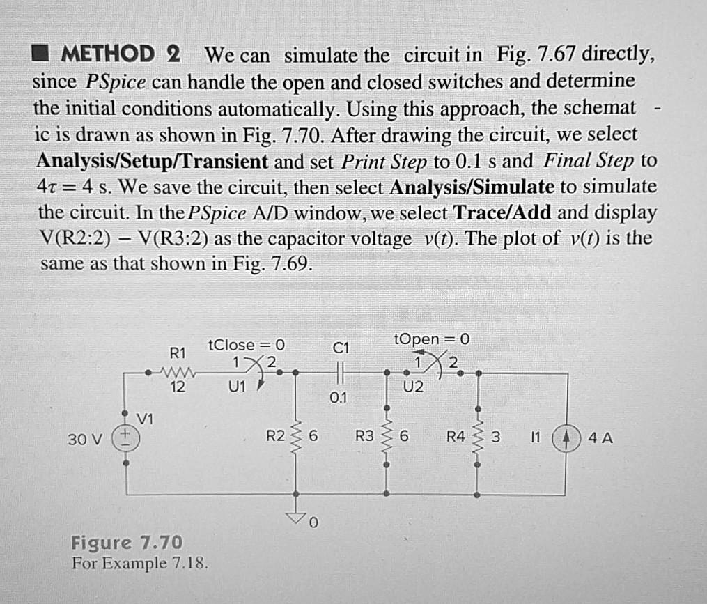 draw the circuit using pspice and show the results following that method method 2 we can ...