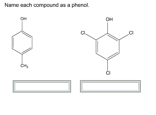 name each compound as a phenol oh oh ch3 10187