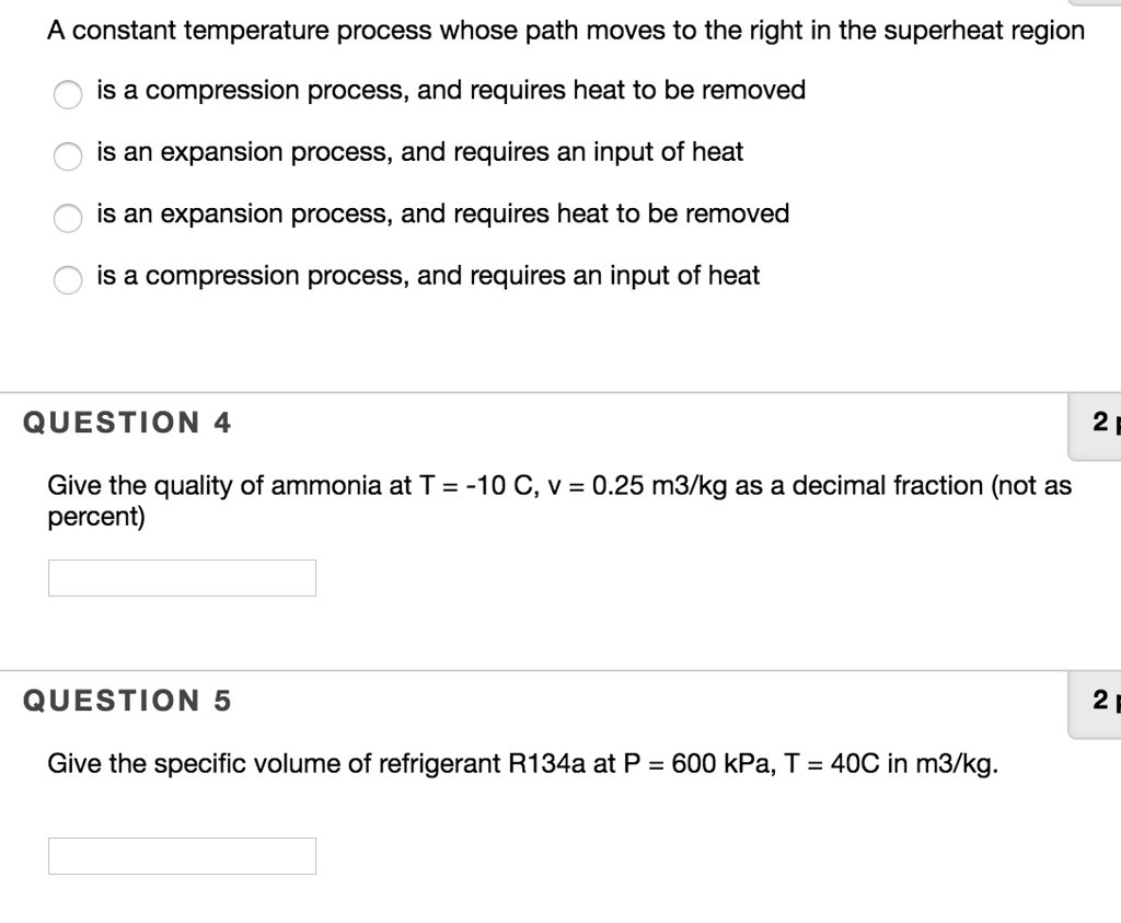 A constant temperature process whose path moves to the right in the ...