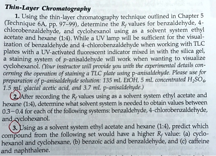 thin layer chromatography using the thin layer chromatography technique ...