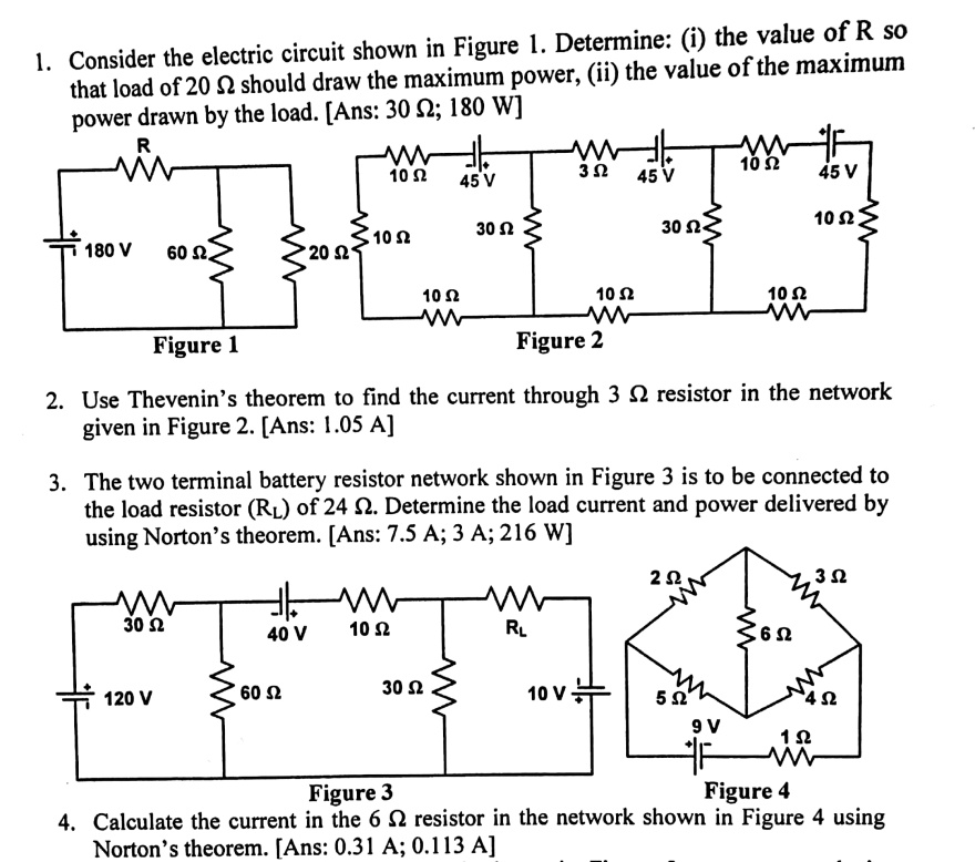 circuit shown in figure 1 determine the value of r so consider the ...