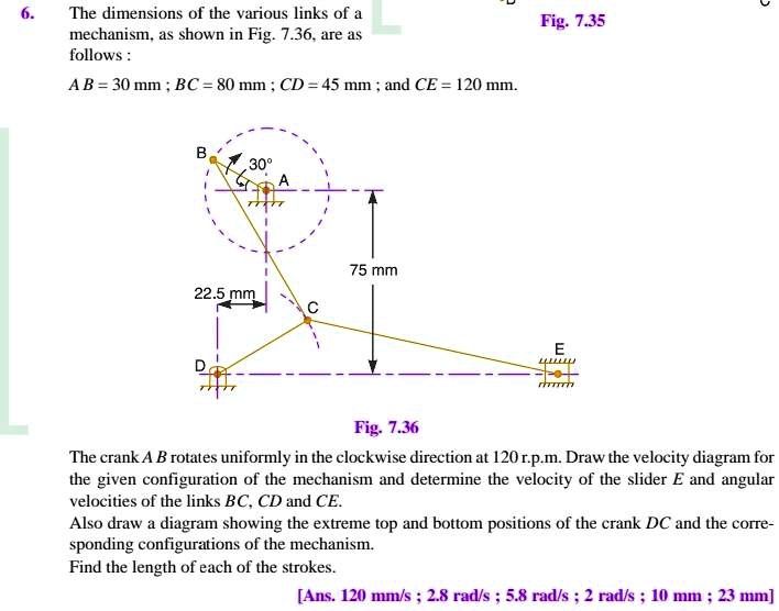 VIDEO solution: The dimensions of the various links of a mechanism, as ...