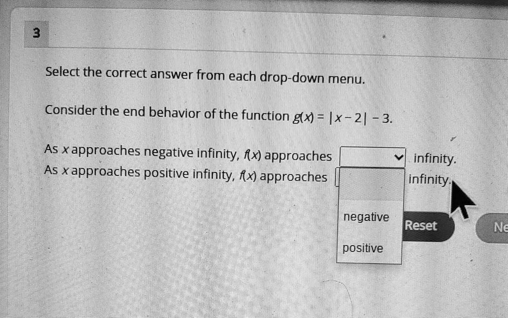 Select the correct answer from each drop-down menu. Consider the end ...