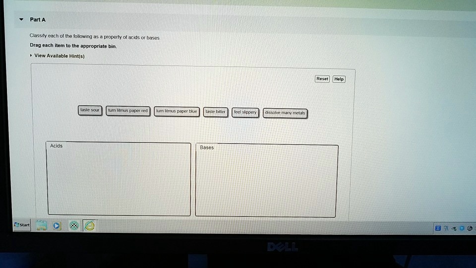 SOLVED: Part Classify each ol Uhe following Fropory acids Drag each itcm the appropriate bin ...
