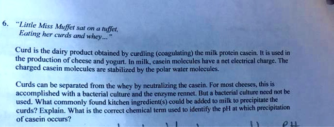 Little miss muffet sat on tuffer eating her curds and whey...