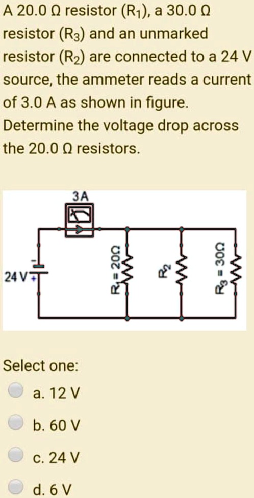 a 200 q resistor r1 a 300 q resistor r3 and an unmarked resistor rz are ...