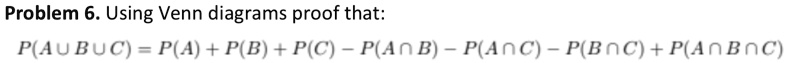 problem 6 using venn diagrams proof that paubuc pa pb pc panb panc pboc panboc 09044