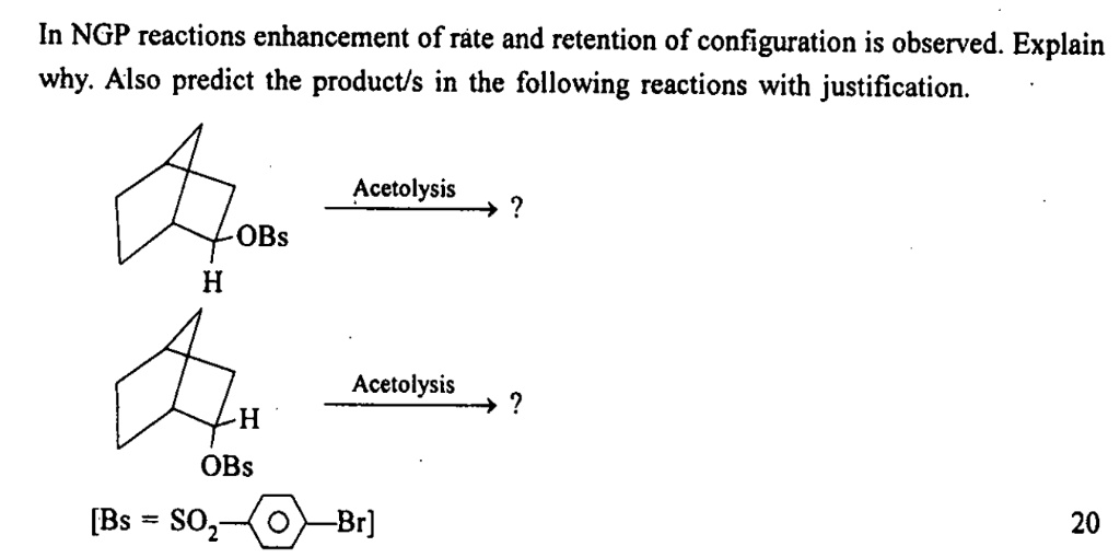 SOLVED: In NGP reactions, enhancement of rate and retention of ...