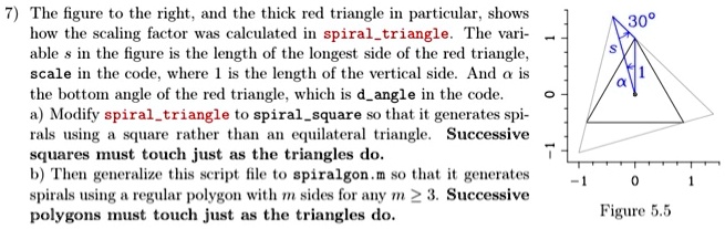 7) The figure to the right, and the thick red triangle in particular ...