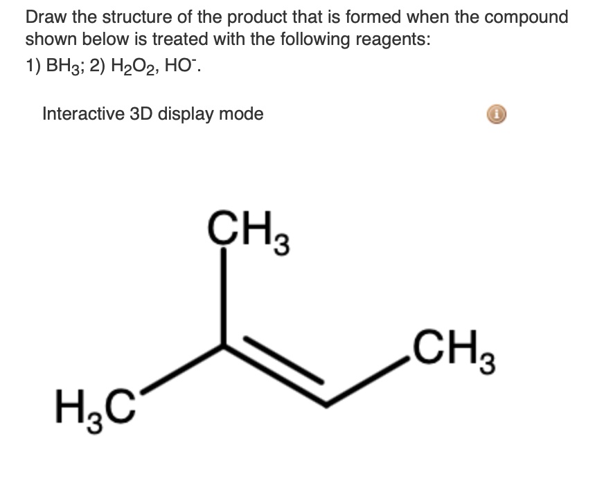draw the structure of the product that is formed when the compound ...