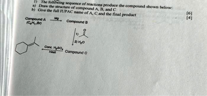 SOLVED: Texts: 1) The following sequence of reactions produces the ...