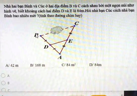 Solved Nha Hai Ban Binh Và Cuc Hai Ä‘á‰nh Ä‘iáƒm B Và C Cách Nhau