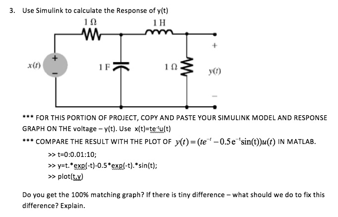 SOLVED: Objective: Differential Equation Representation of the Circuit ...