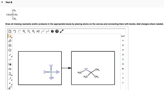 SOLVED: Part B CH3CH2CH3 + Cl2 -> CH3CHClCH3 Draw all missing reactants and/or products in the ...