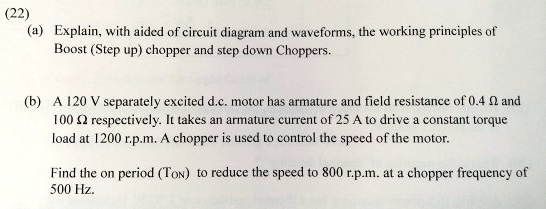 22 aexplainwith aided of circuit diagram and waveformsthe working ...