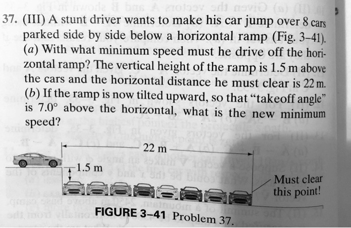 37 iii a stunt driver wants to make his car jump over 8 cars parked ...