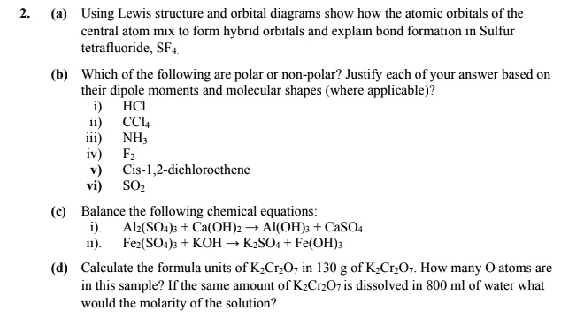 a using lewis structure and orbital diagrams show how the atomic ...
