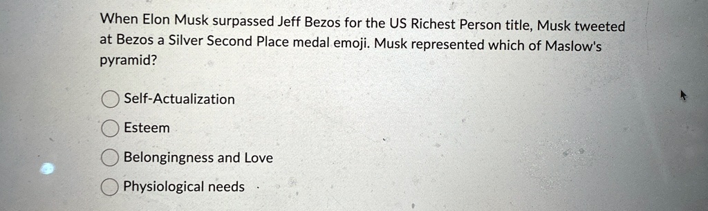 when elon musk surpassed jeff bezos for the us richest person title ...