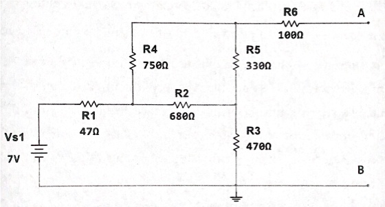 SOLVED: First, using Thevenin's Theorem, calculate Vth, Rth, and ...