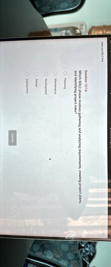Agile and SDLC FAQ Question 12/14 Which SDLC phase involves gathering and analyzing requirements ...