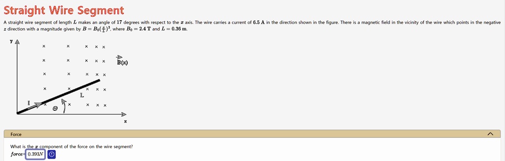 Straight Wire Segment A straight wire segment of length L makes an ...