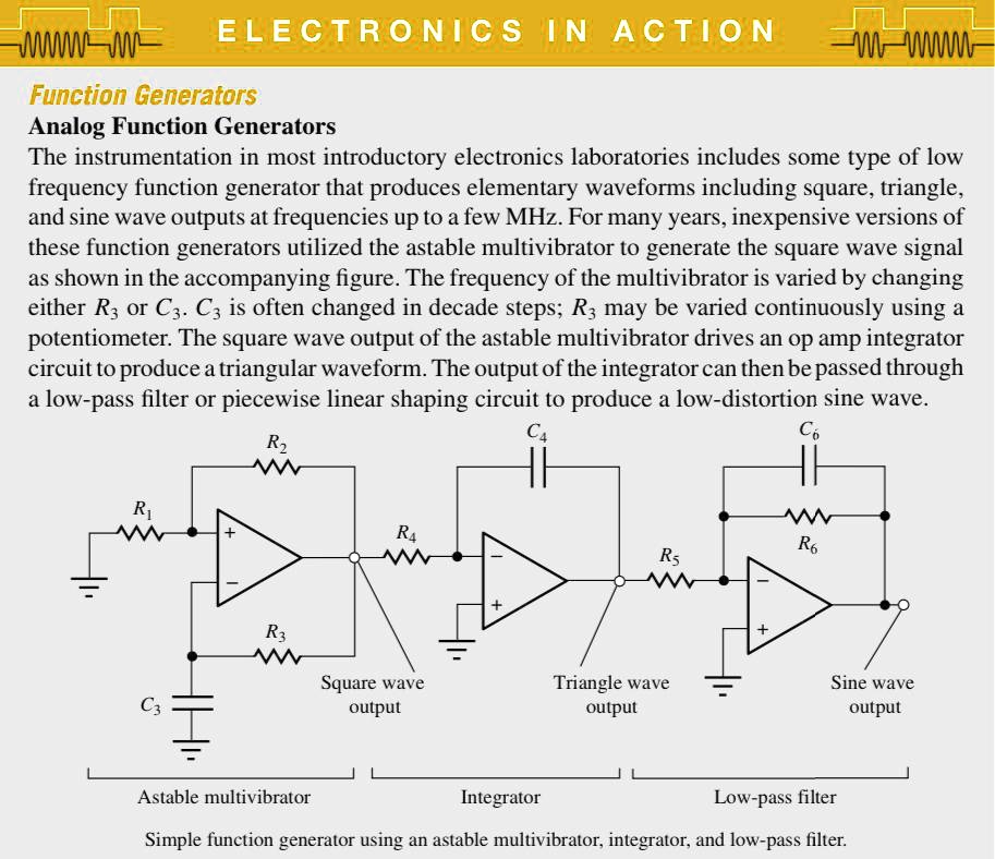 you are to design a 5 khz version of this generator using for each stage either the lt1097 ...