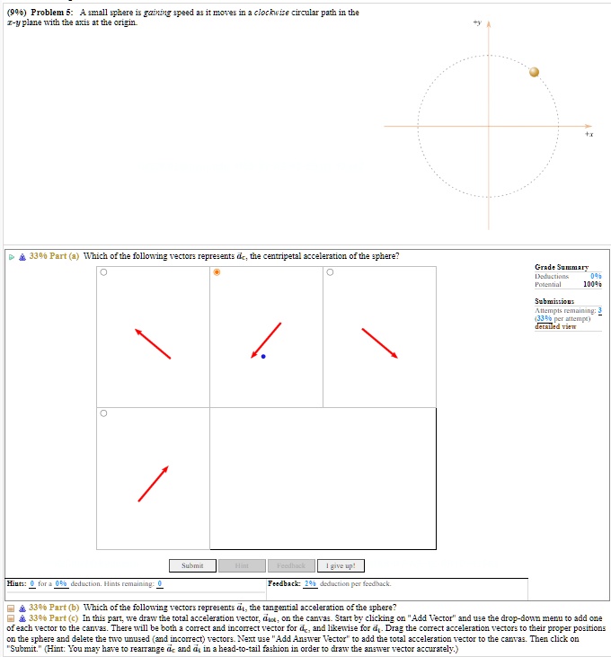 SOLVED: (996) Problem 5: A small sphere is gaining speed as it moves in ... SOLVED: (996) Problem 5: A small sphere is gaining speed as it moves in ...