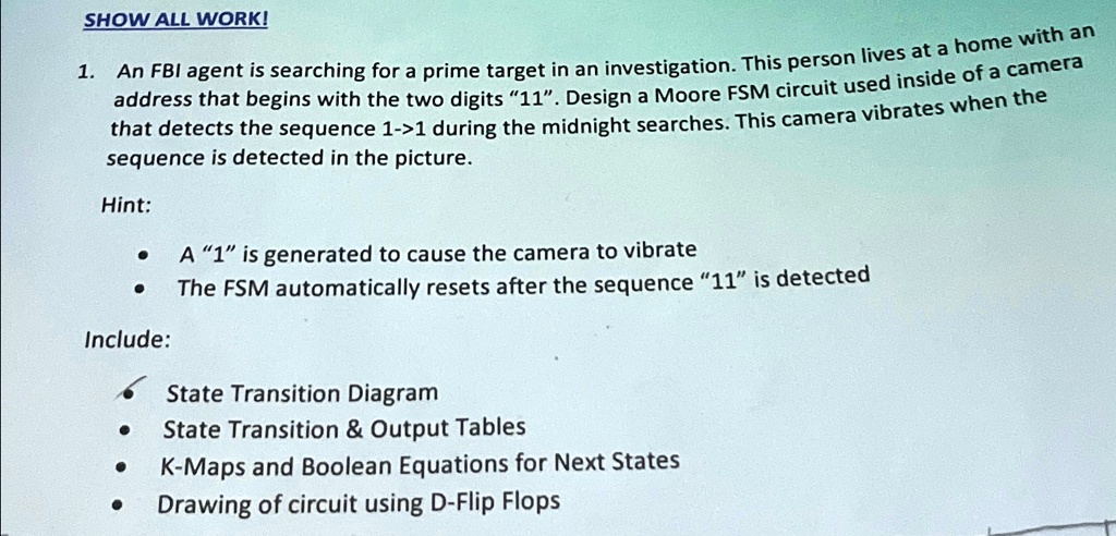 an fbi agent is searching for a prime target in an investigation this ...