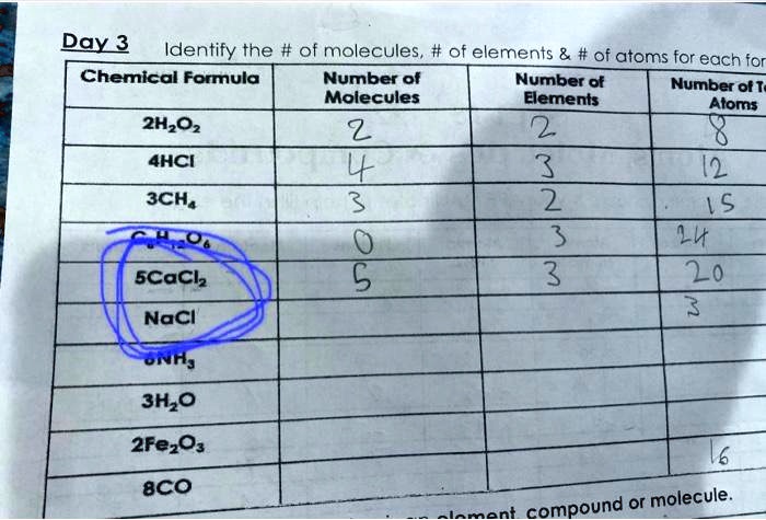 SOLVED: Texts: fill in the boxes of the two that are circled. Day 3 ...