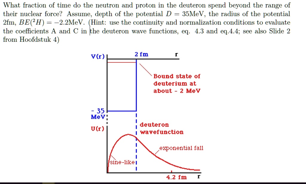 [GET ANSWER] What fraction of time do the neutron and proton in the ...