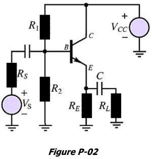SOLVED: [DC-Bias BJT Operating Point] For the circuit shown in Figure P ...