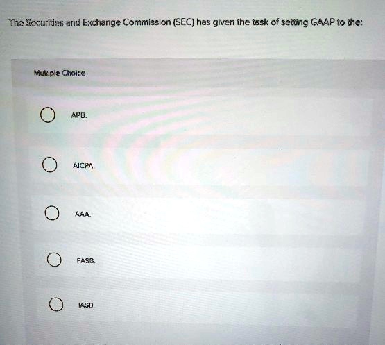 The Securities and Exchange Commission (SEC) has given the...