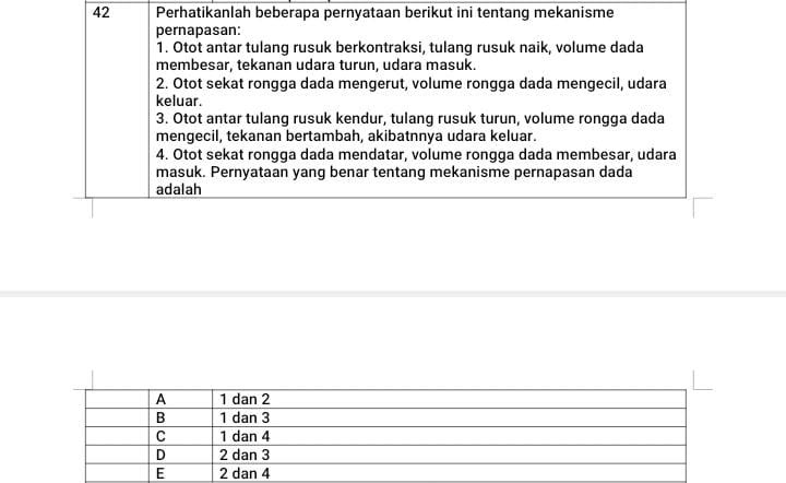 SOLVED: 42 Perhatikanlah beberapa pernyataan berikut ini tentang ... SOLVED: 42 Perhatikanlah beberapa pernyataan berikut ini tentang ...