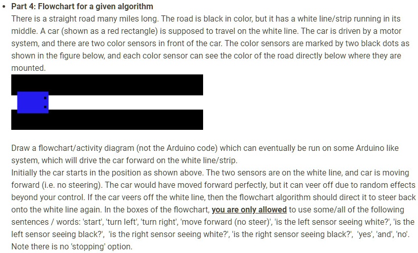 Solved Can Someone Assist With The Algorithm Part 4 Flowchart For A Given Algorithm There Is
